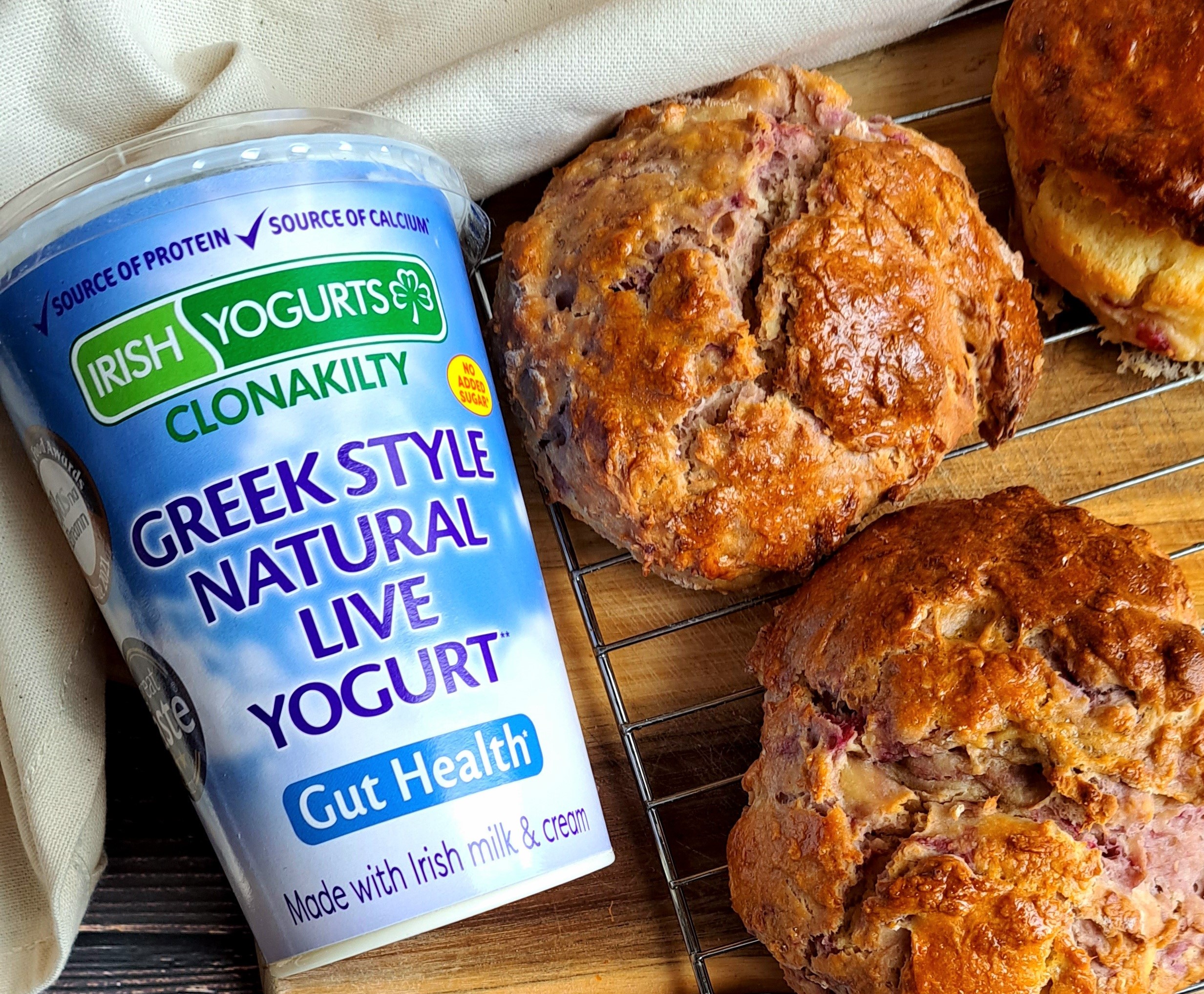 Raspberry Scones - Irish Yogurts Clonakilty – Try A Spoonful Of Delicious